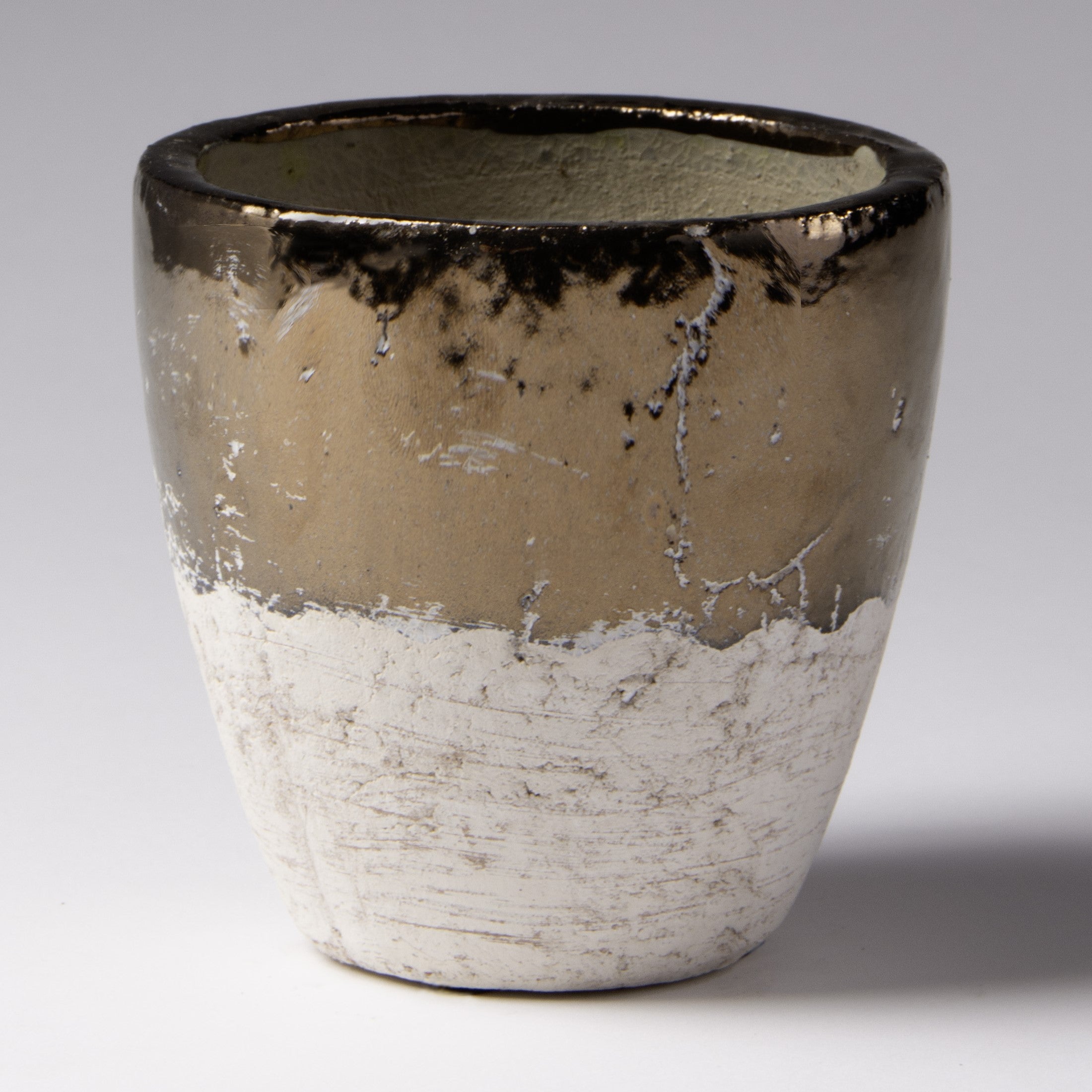 bronze ceramic pot – Bulb & Blossom